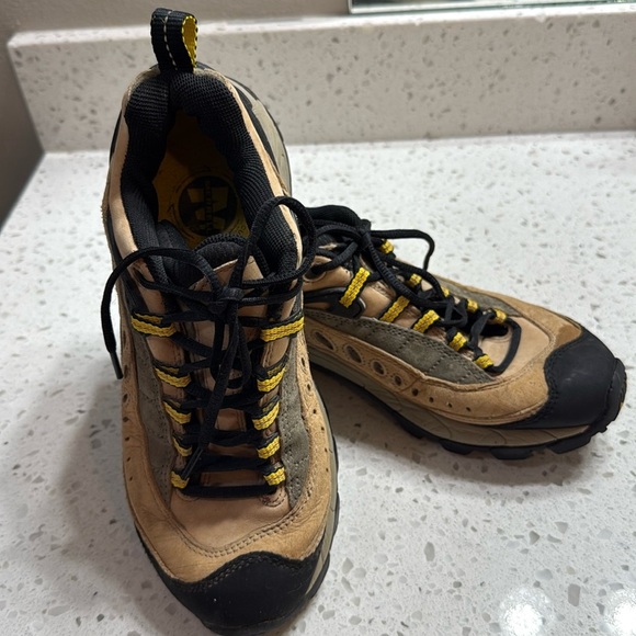 Merrell | Shoes | Merrell Pulse Low Birch Yellow Hiking Trail Lace Up ...